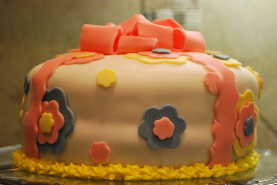 Flower Power Birthday Cake - CakeCentral.com