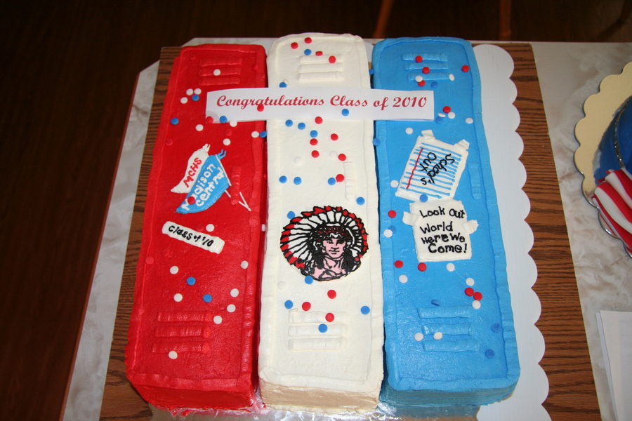 Wilton "it's All Locked Up" Graduation Cake - CakeCentral.com