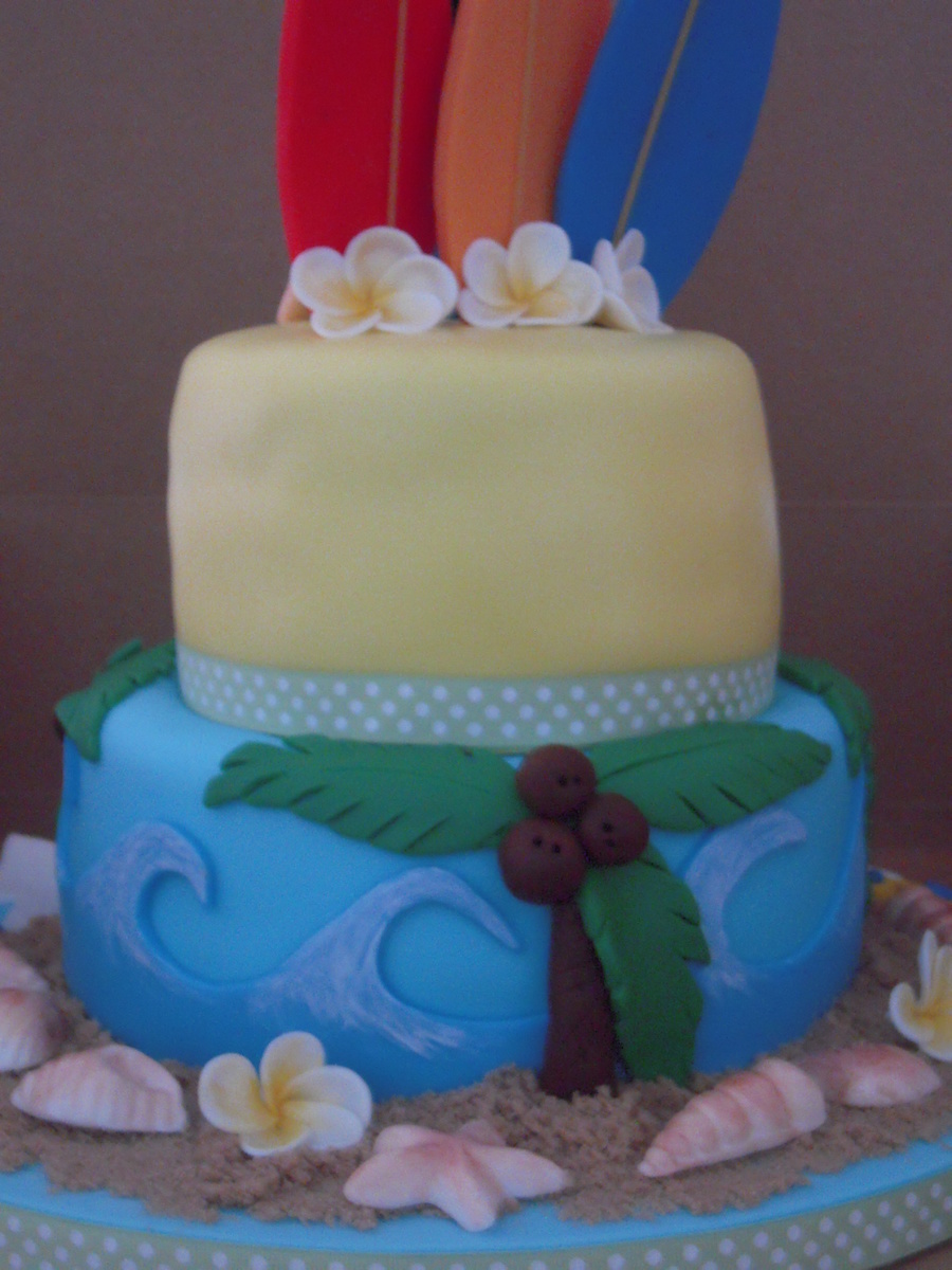 Hawaiian Graduation Cake - CakeCentral.com