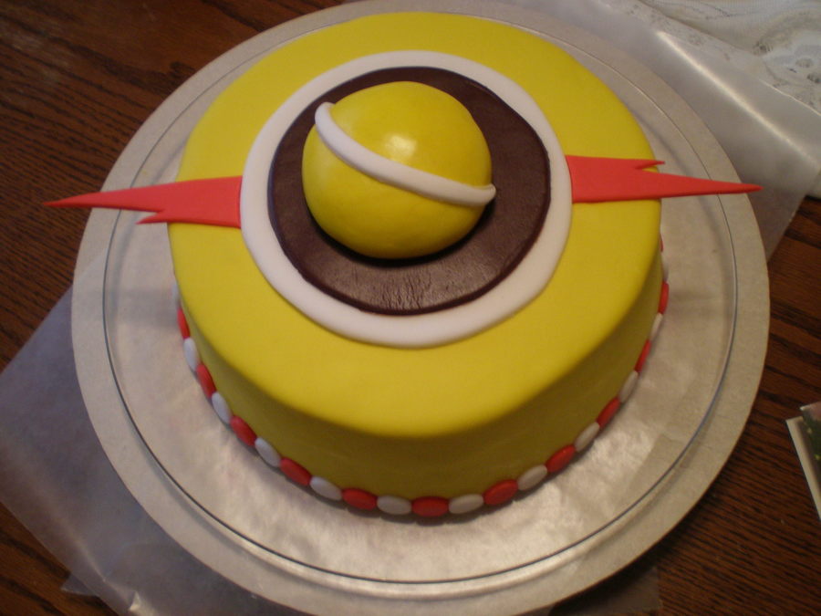 Cousin's "flash Gordon" Birthday Cake - CakeCentral.com