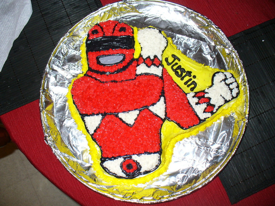 Red Power Ranger - CakeCentral.com