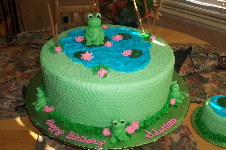 Baby's First Birthday Frog Cake - CakeCentral.com