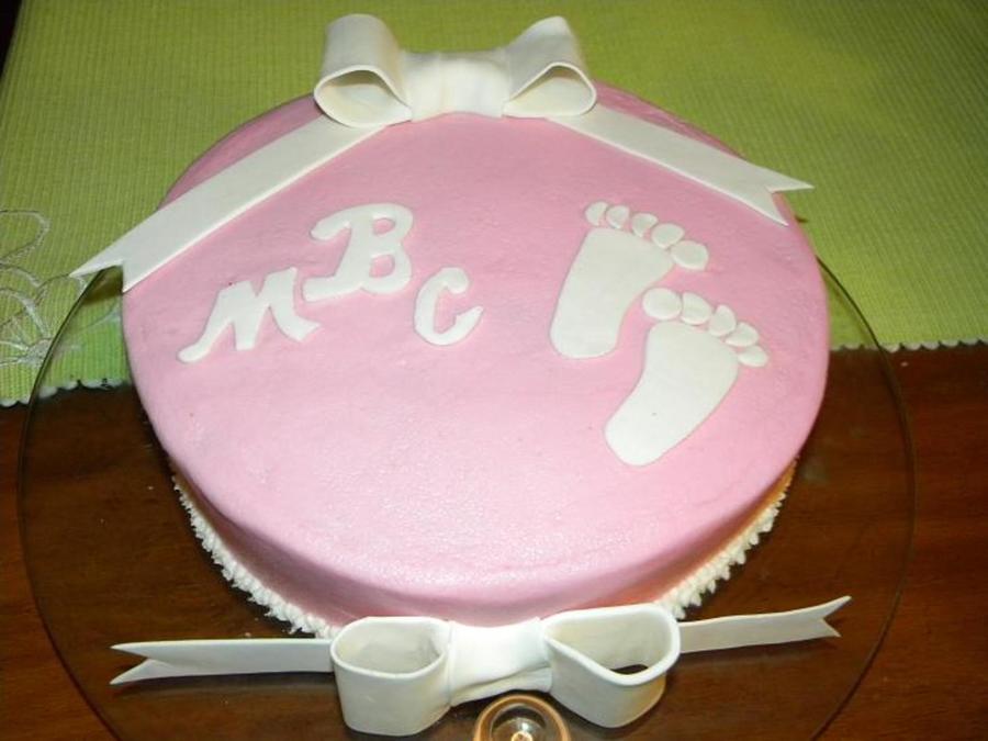Monogram Cake - CakeCentral.com