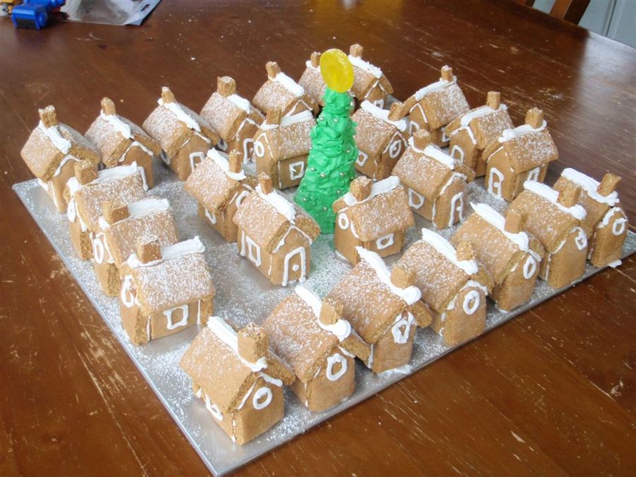 Gingerbread Village - CakeCentral.com