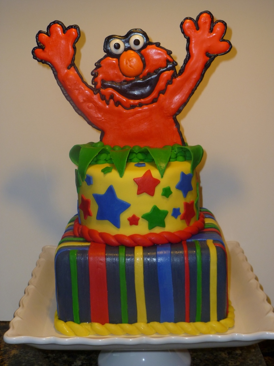 An Elmo Surprise! - CakeCentral.com