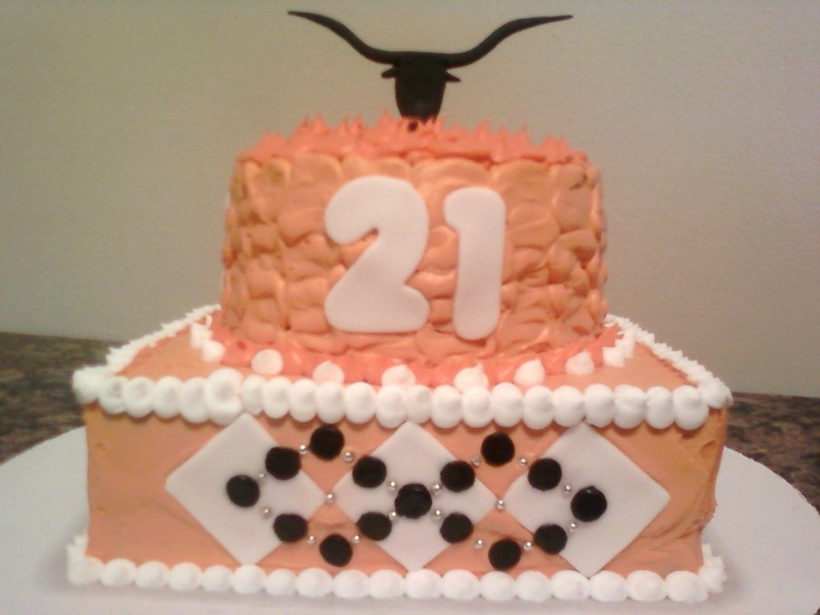 Texas Longhorn Birthday Cake - CakeCentral.com