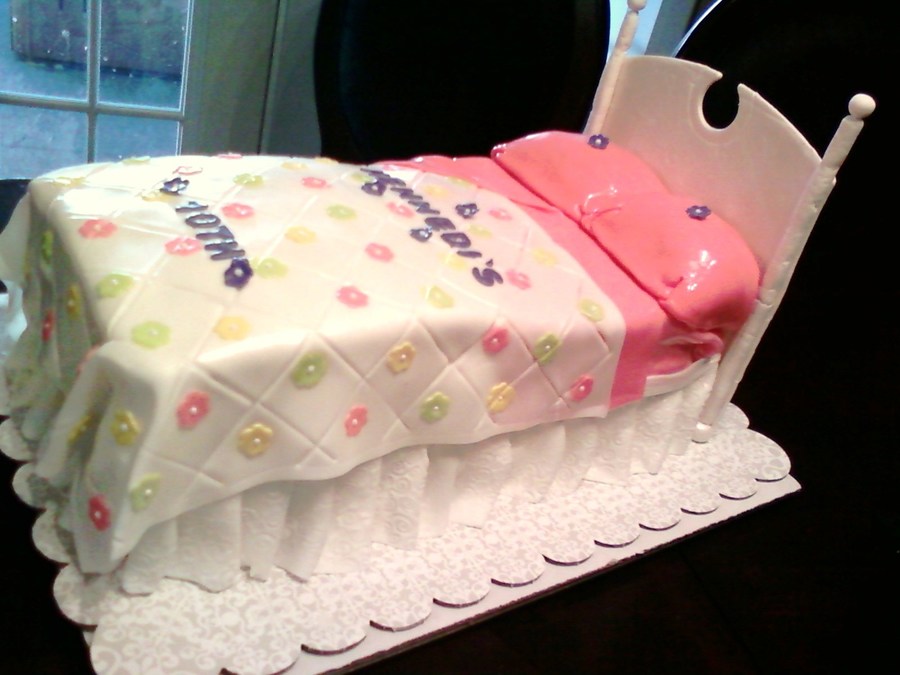 Beautiful Bed Cake - CakeCentral.com