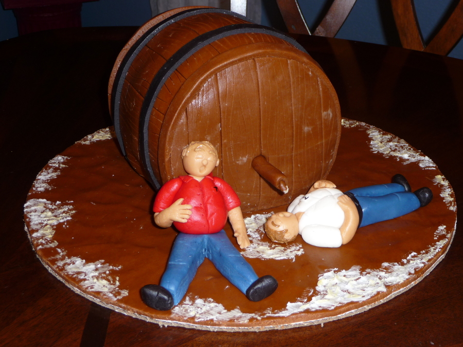 Beer Keg Cake - CakeCentral.com