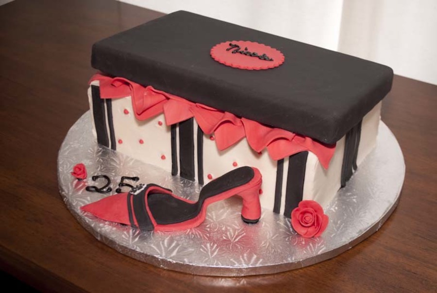 Shoe Box Cake - CakeCentral.com