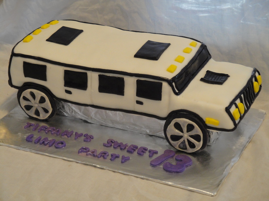 Hummer Limo Party Cake - CakeCentral.com