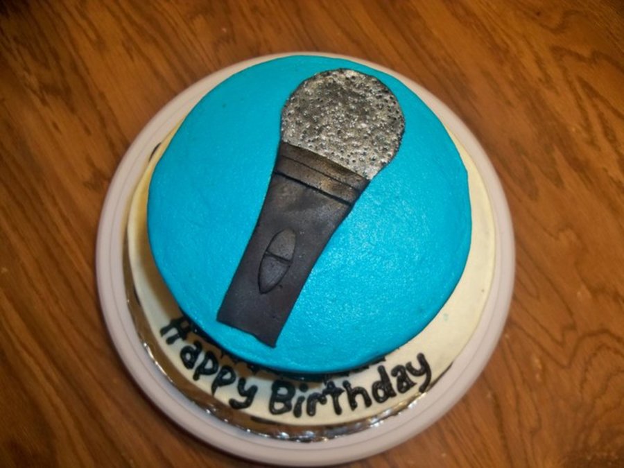 Microphone Cake - CakeCentral.com