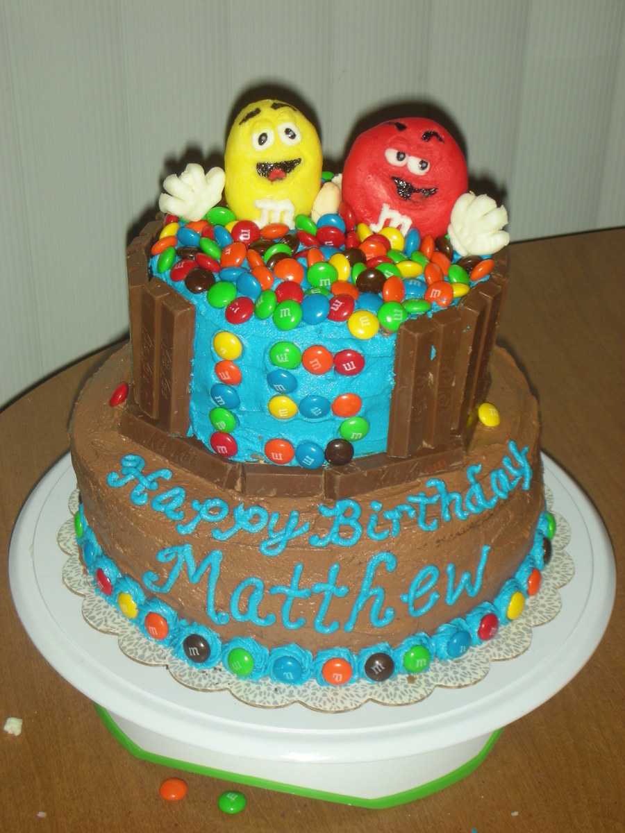 M&m's Birthday Cake - CakeCentral.com