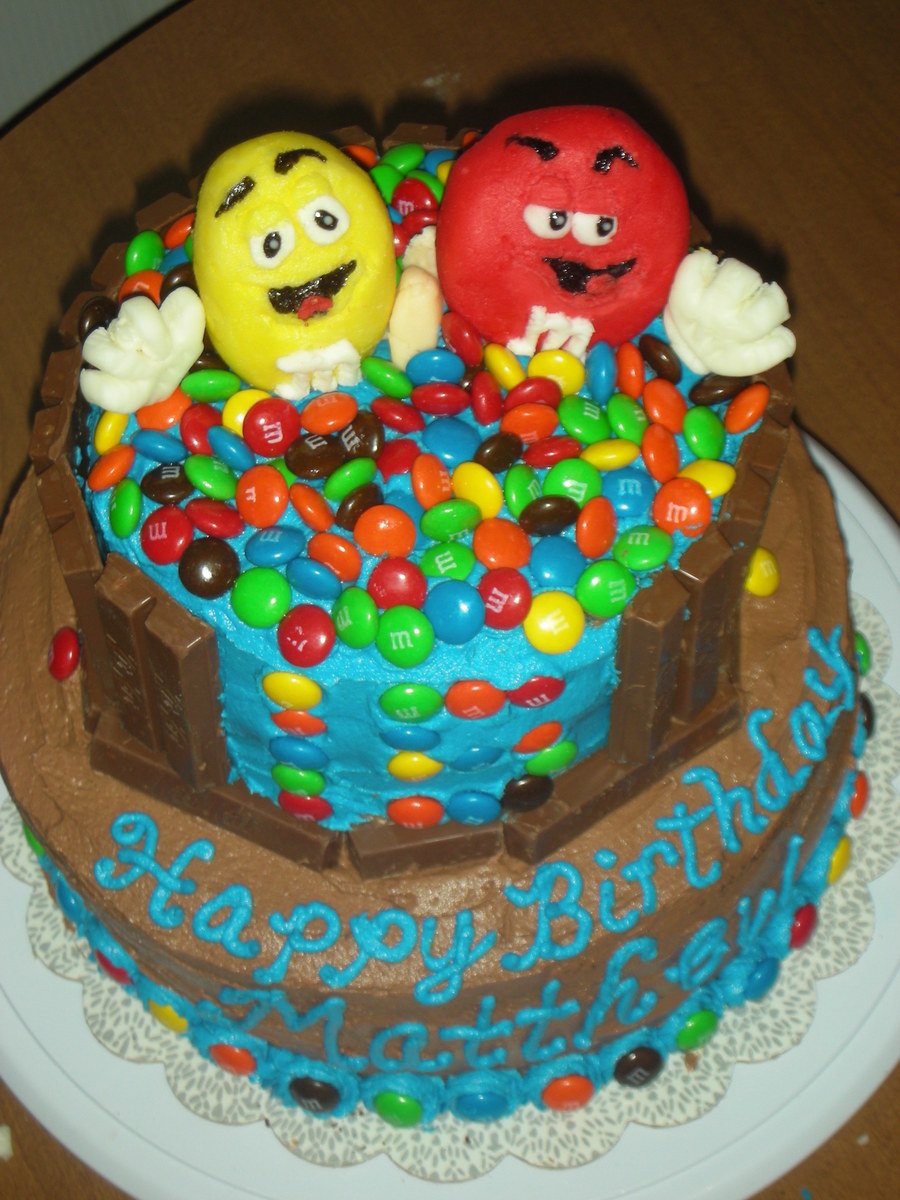 M&m's Birthday Cake - CakeCentral.com
