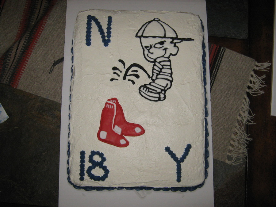 Yankees Fan Cake - CakeCentral.com
