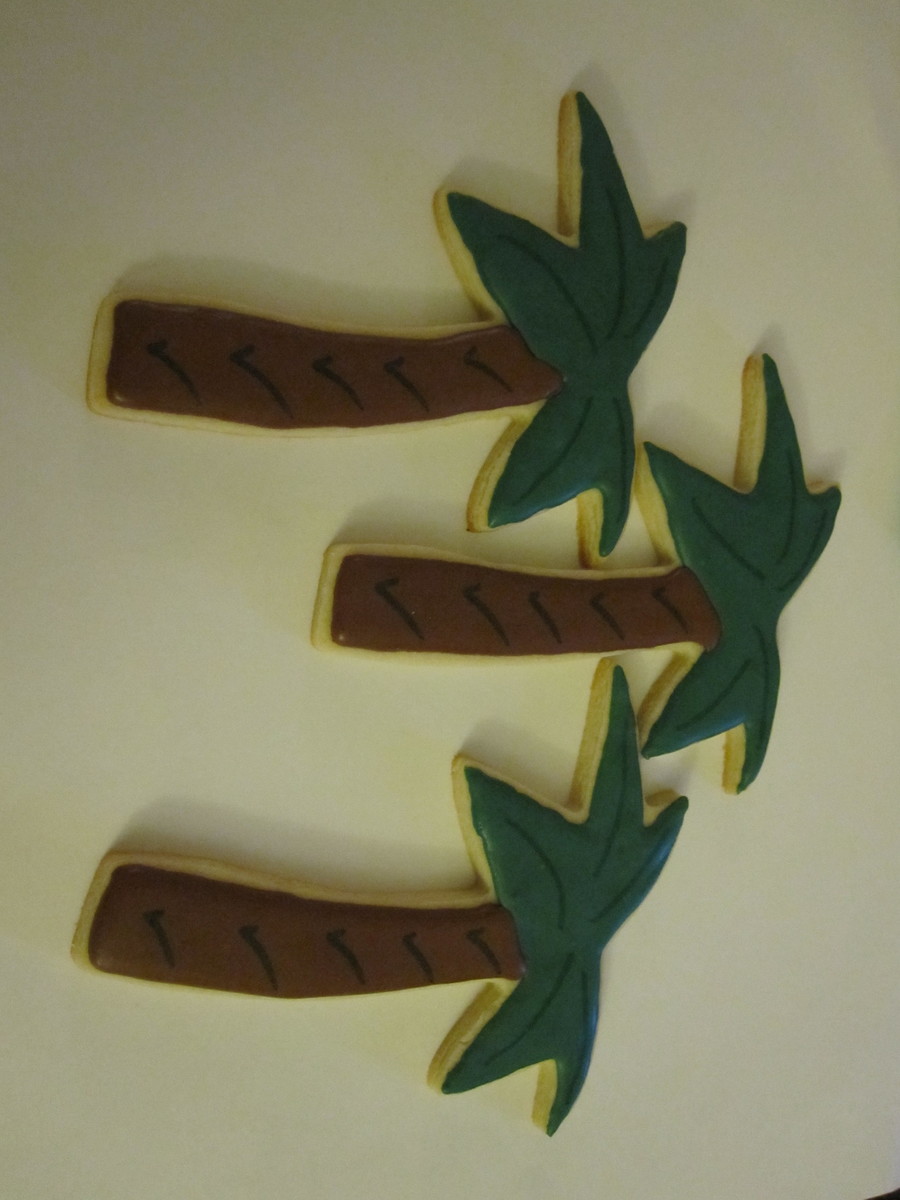 Palm Tree Cookie Favors - CakeCentral.com