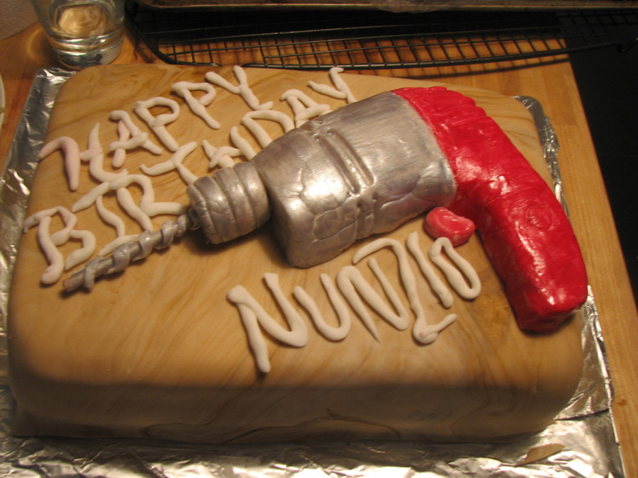 Handy Man Birthday Cake For My Dad's 60Th - CakeCentral.com