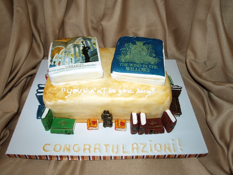 Cake For A Librarian - CakeCentral.com
