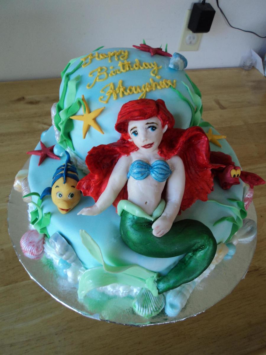 Princess Ariel Birthday Cake - CakeCentral.com
