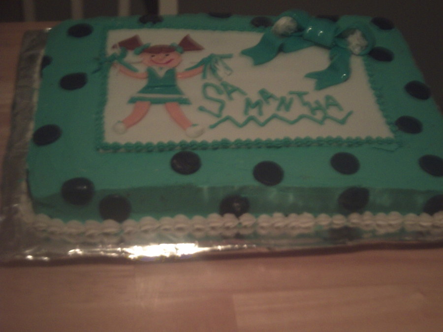 Cheer Birthday Cake - CakeCentral.com