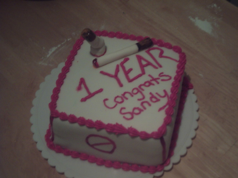 Smoking Cake - CakeCentral.com