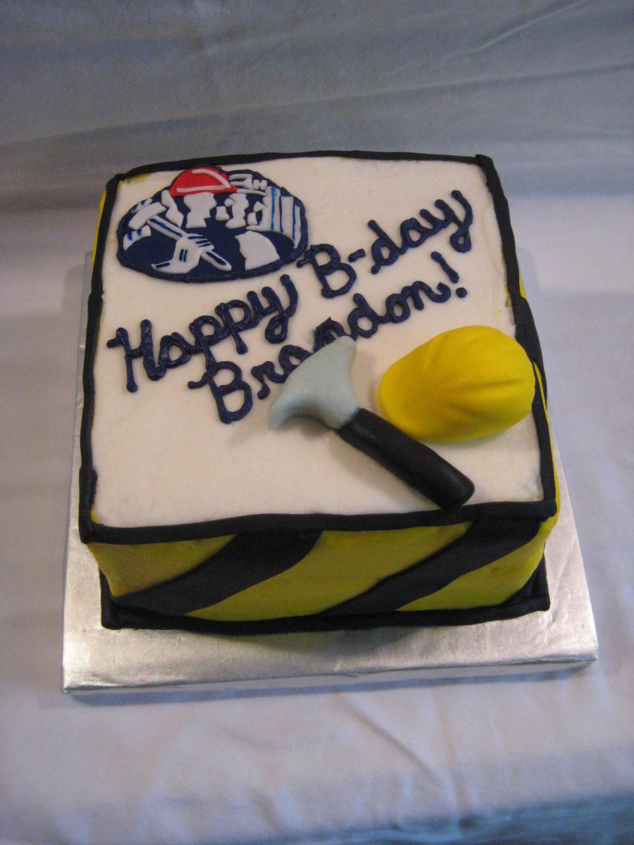 Construction Worker Birthday Cake - CakeCentral.com