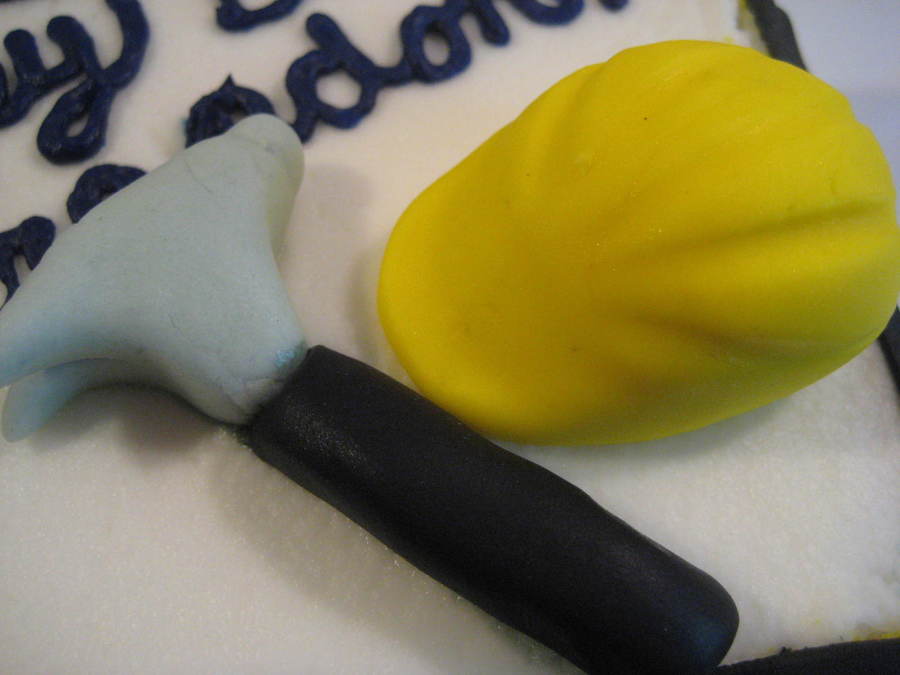 Construction Worker Birthday Cake - CakeCentral.com