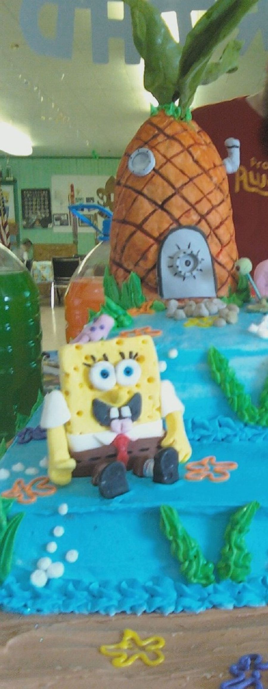 Spongebob, Pineapple, Patrick, Gary, Snail - CakeCentral.com