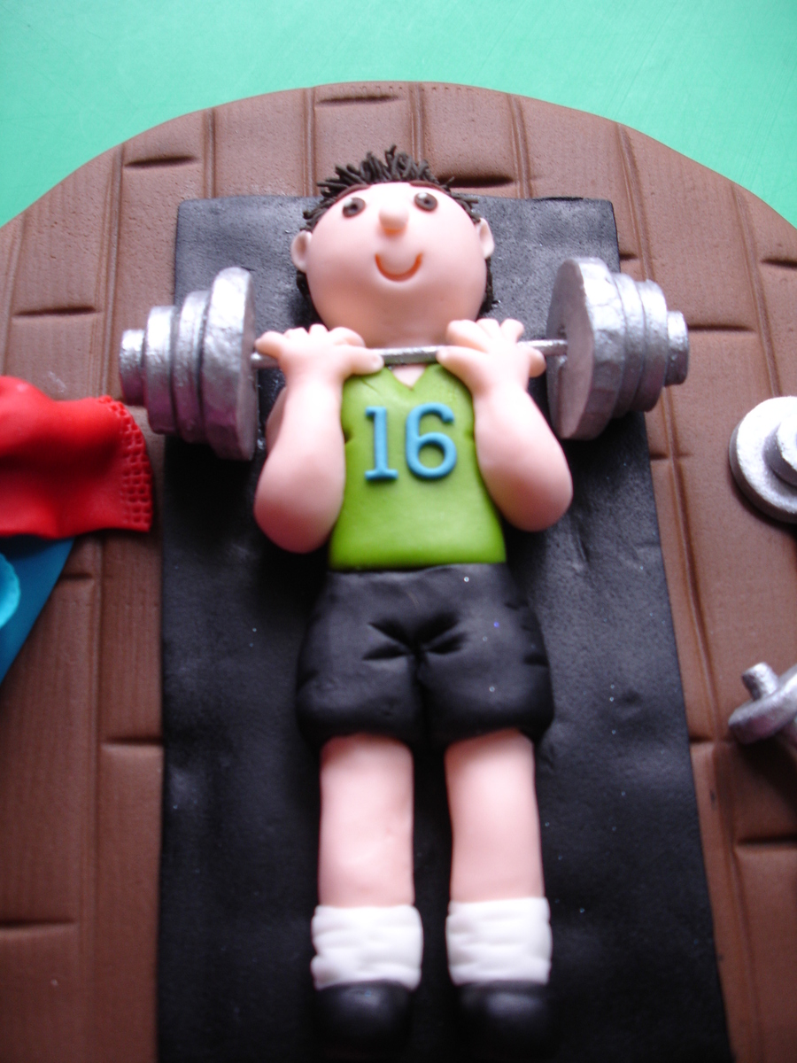 Gym Cake - CakeCentral.com