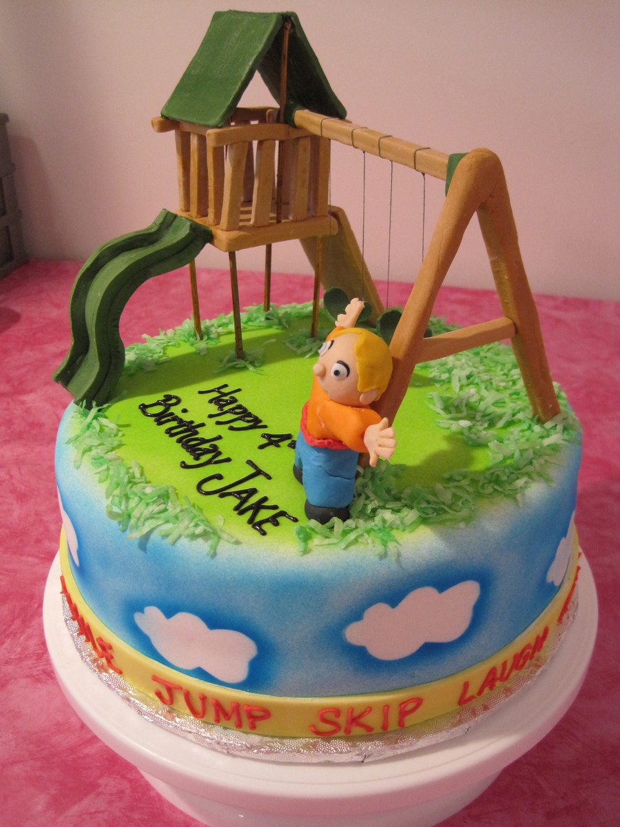 Swing Set Cake - CakeCentral.com