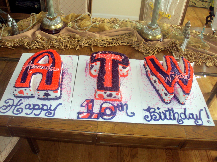 Initial Cakes - CakeCentral.com