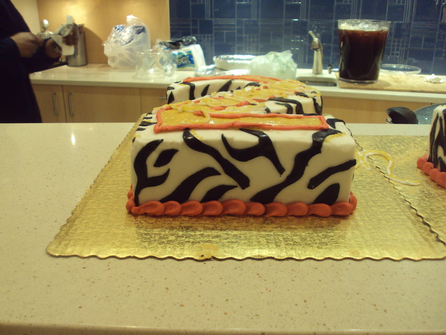 21 Zebra Stripe - CakeCentral.com