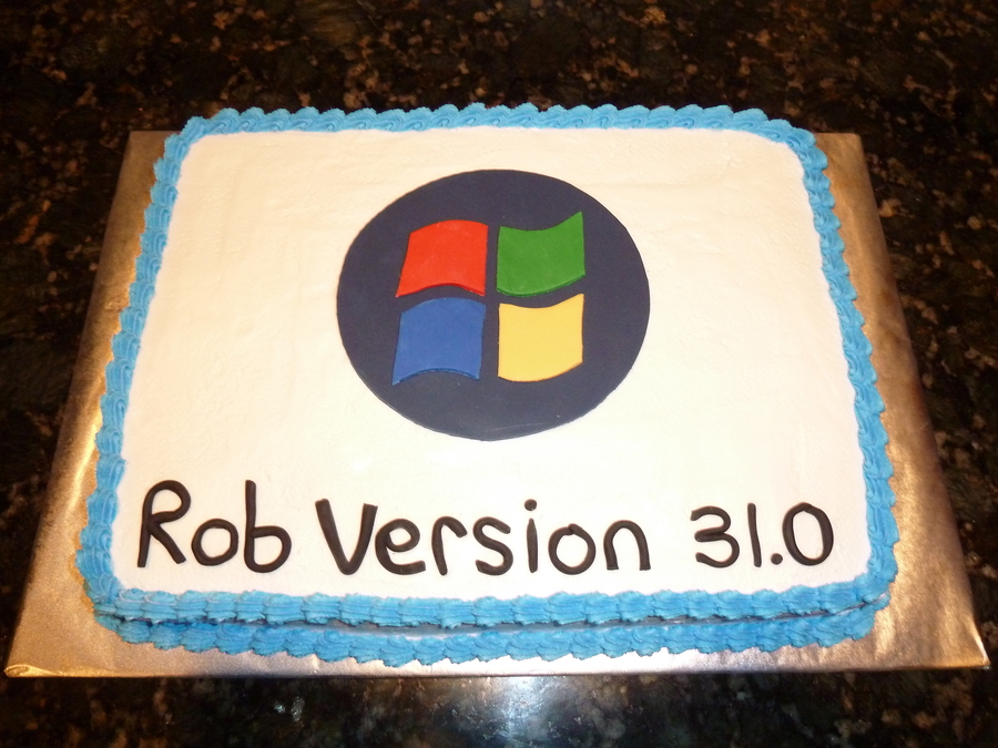 Microsoft Windows Cake - CakeCentral.com