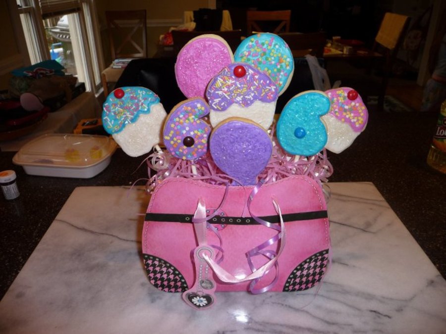 Cookie Bouquet For 6Th Birthday Party - CakeCentral.com
