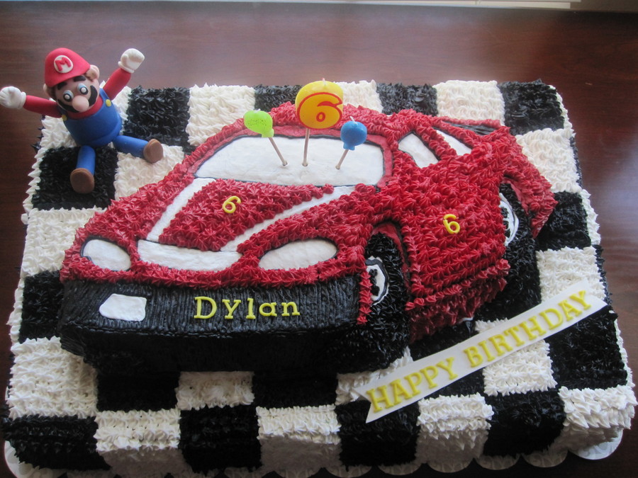 Mario Race Car - CakeCentral.com