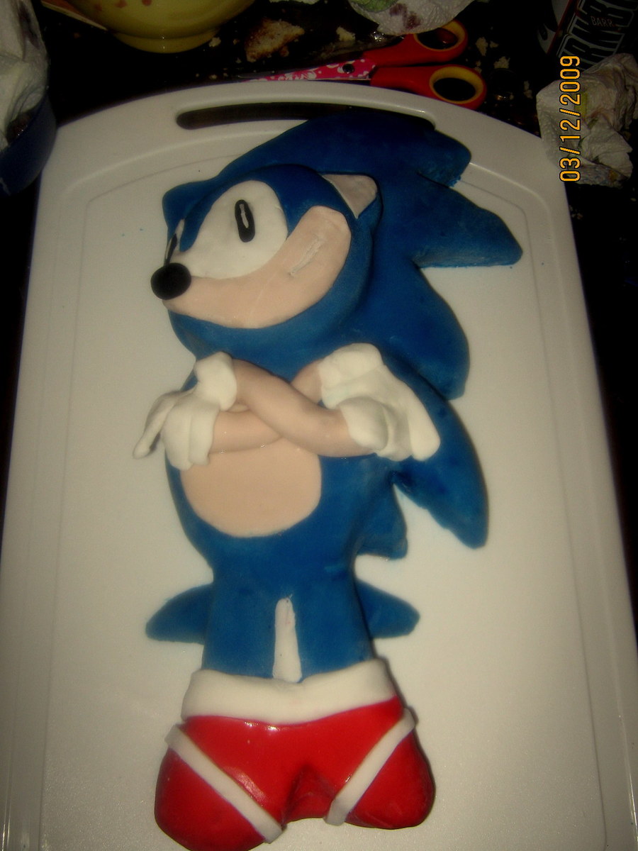 3D Sonic The Hedgehog - CakeCentral.com