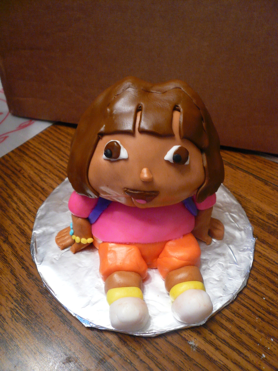 Dora Smash Cake - CakeCentral.com