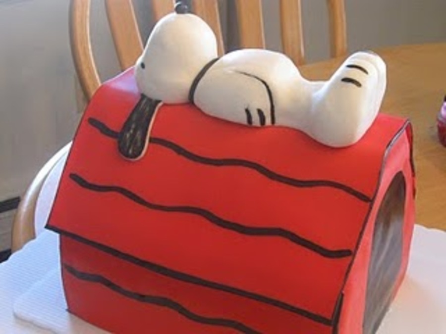 Snoopy Birthday Cake - CakeCentral.com