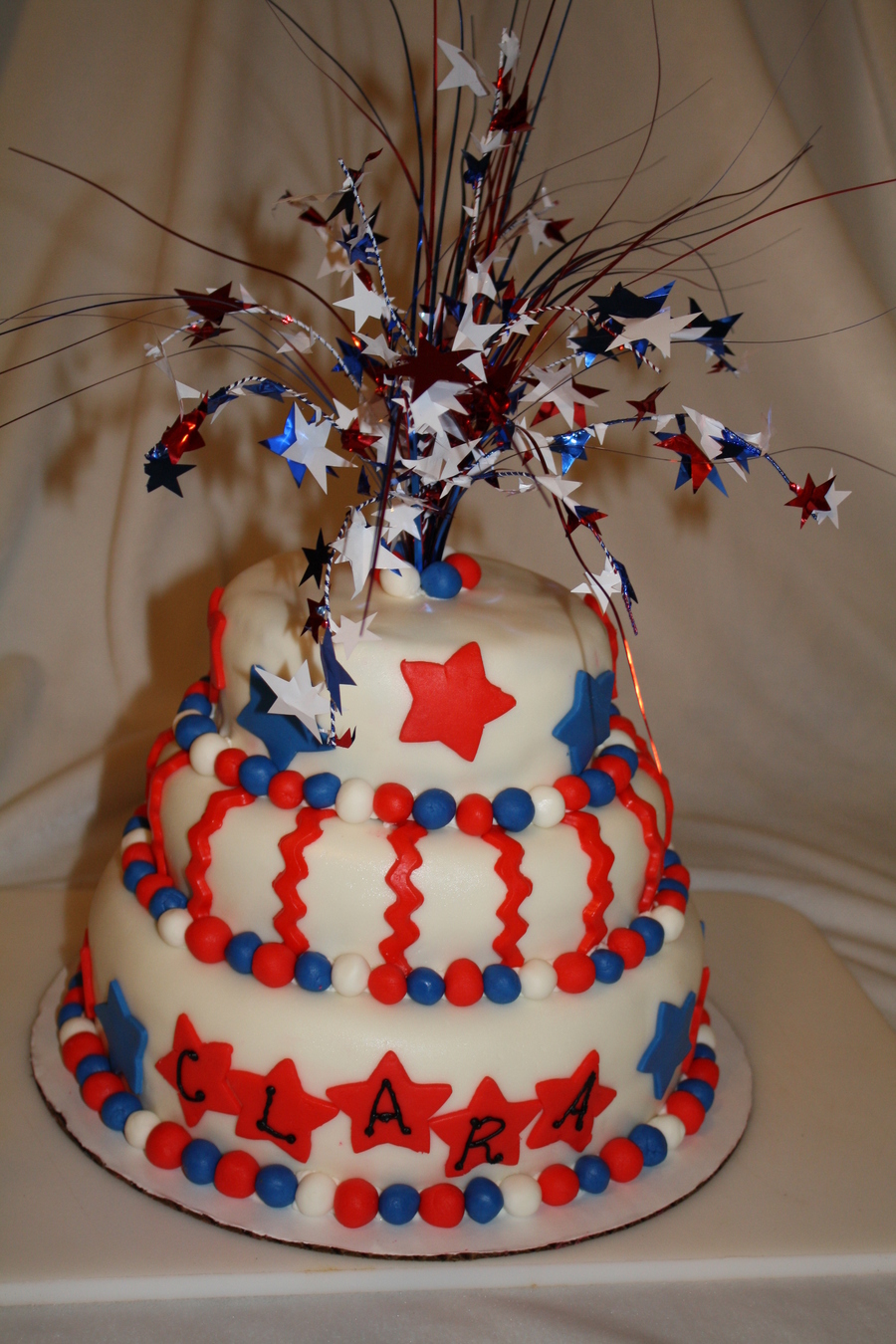 4Th Of July Birthday Cake - CakeCentral.com