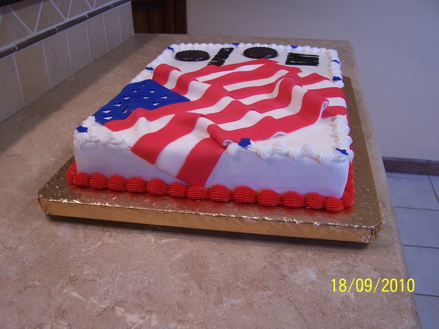 American Flag - CakeCentral.com