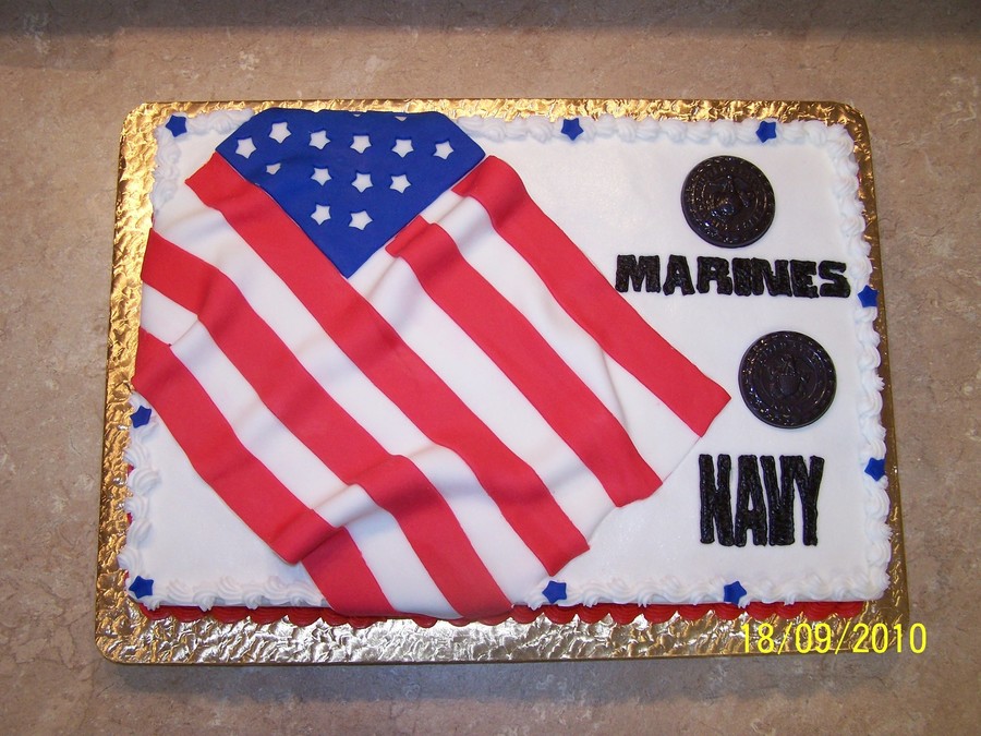 American Flag - CakeCentral.com