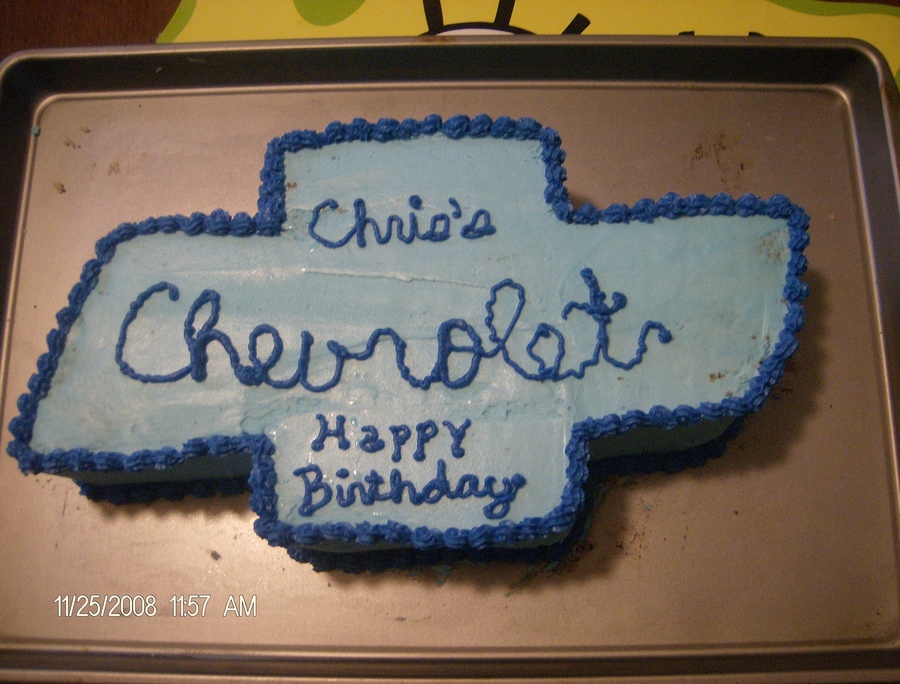 Chevy Emblem - CakeCentral.com
