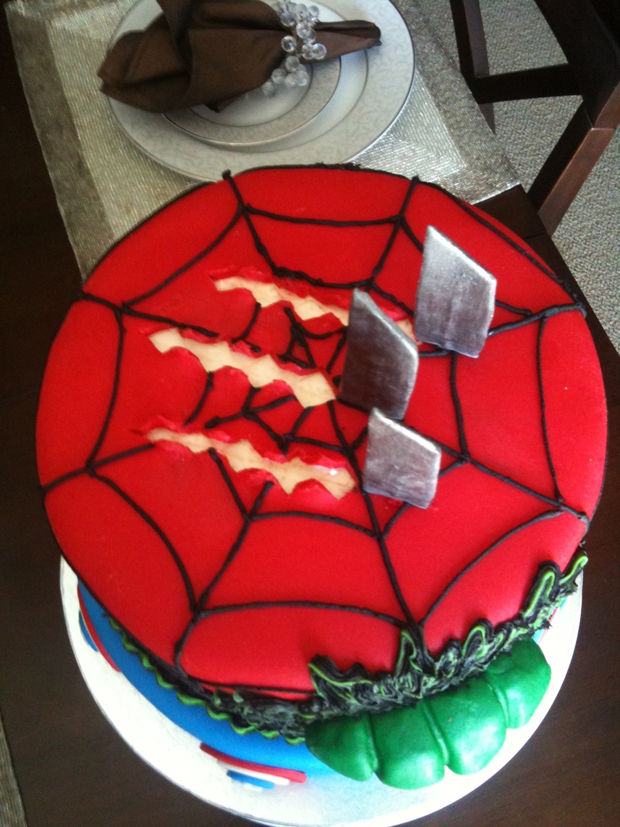 Marvel Comic Cake - CakeCentral.com