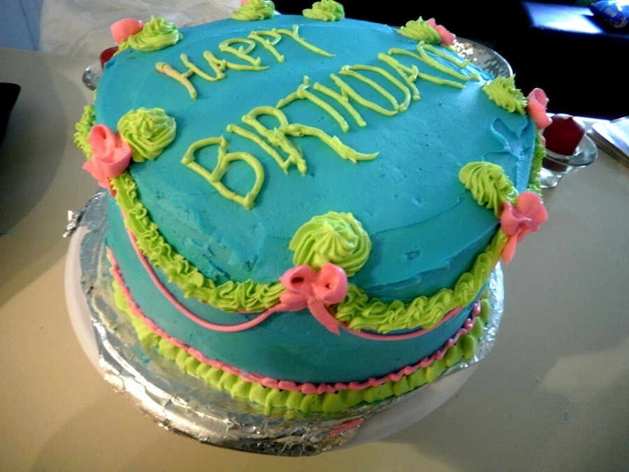 Neon Cake - CakeCentral.com