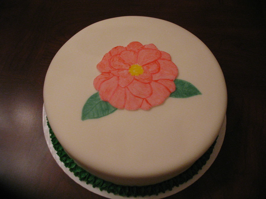 Camellia Cake - CakeCentral.com