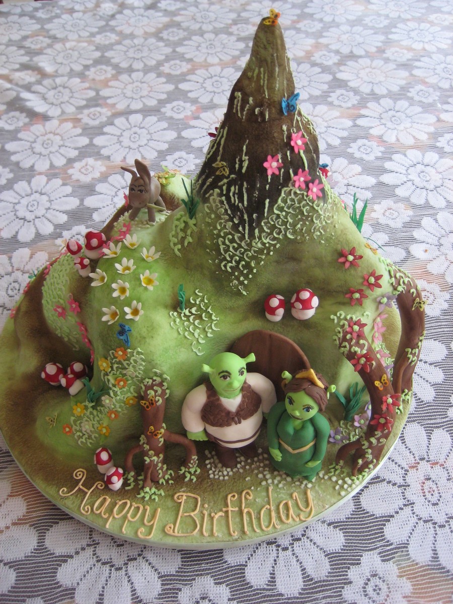 Shrek Cake - CakeCentral.com