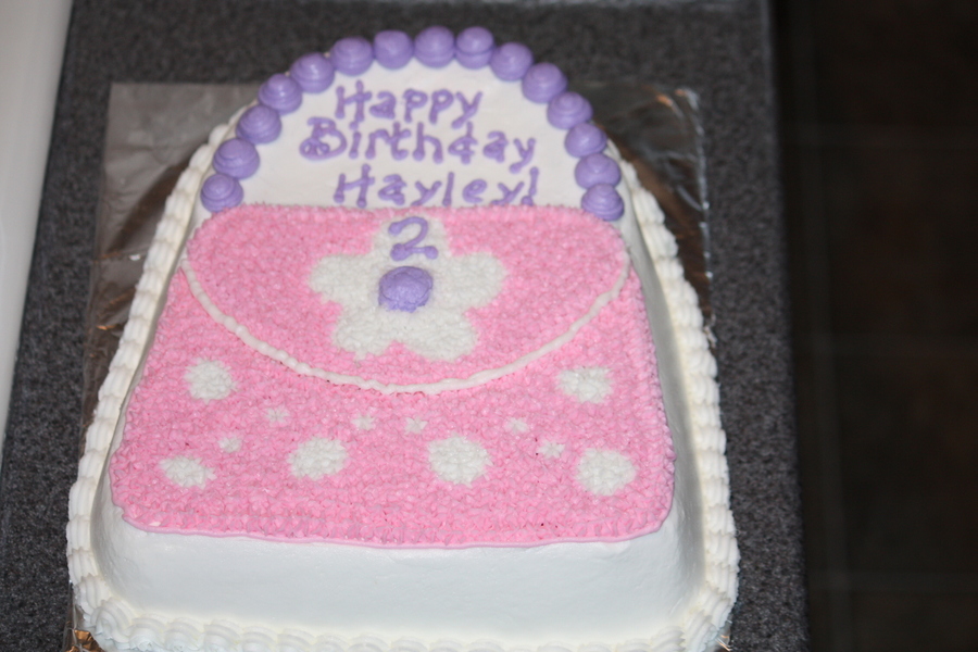 Purse Birthday Cake - CakeCentral.com