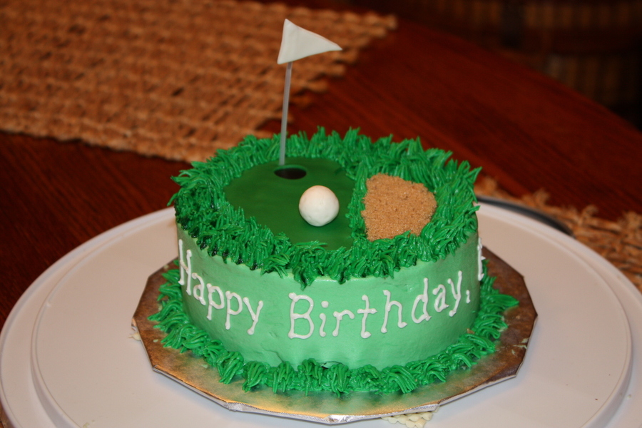 Mini-Golf Birthday Cake - CakeCentral.com