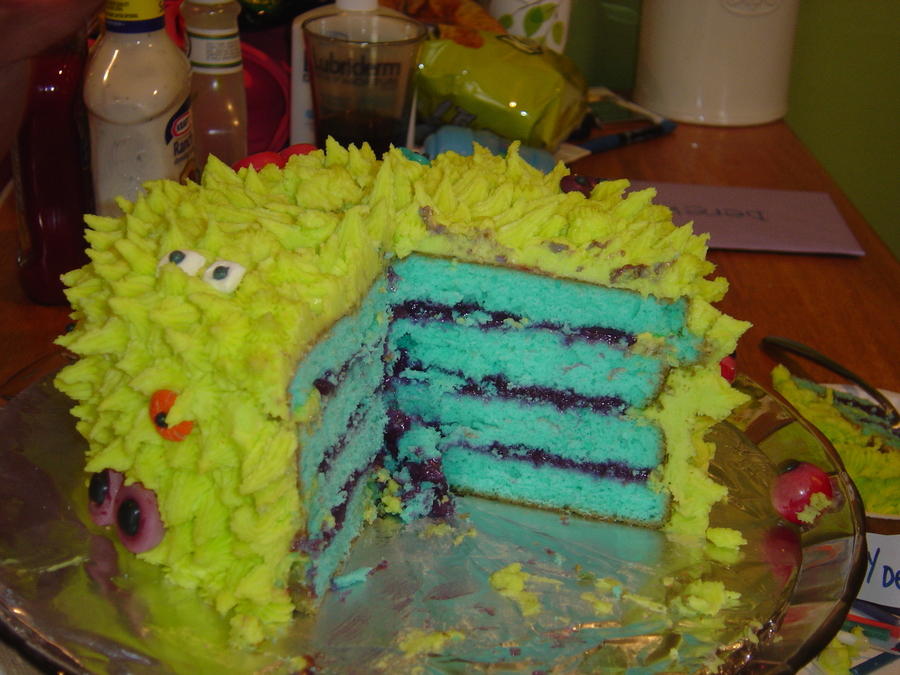 Monster Eyes Cake - CakeCentral.com