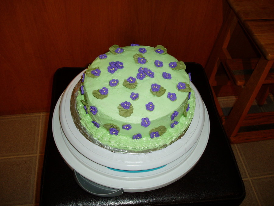 Violet Cake - CakeCentral.com