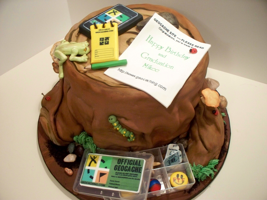 Geocaching Birthday Cake - CakeCentral.com